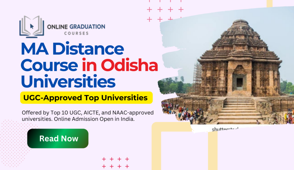 MA Distance Course in Odisha Universities Fees, Admission 2025